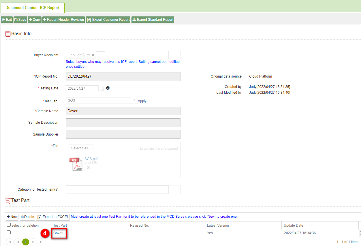 Test Part Multi Version Instructions · Help